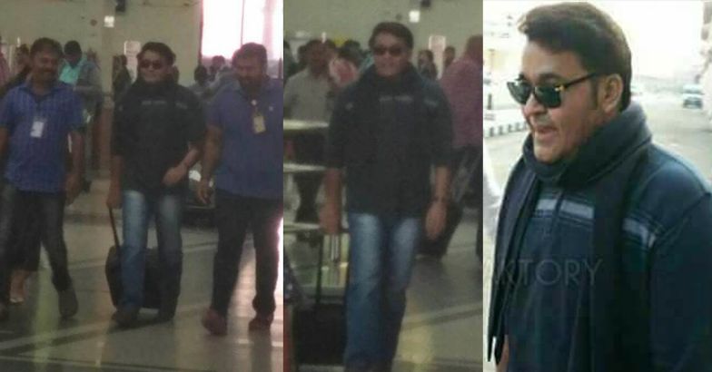 Latest pictures out: Mohanlal spotted at airport after stunning body ...