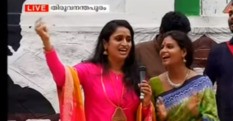 National Award winning actress Surabhi breaks into song on road