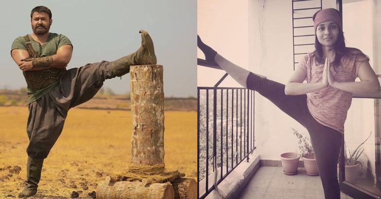 Now actress Vinitha strikes an 'Ithikkara Pakki' pose | Mohanlal ...