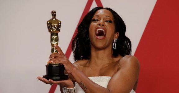 Regina King wins supporting actress Oscar for 'Beale Street' | Oscars ...