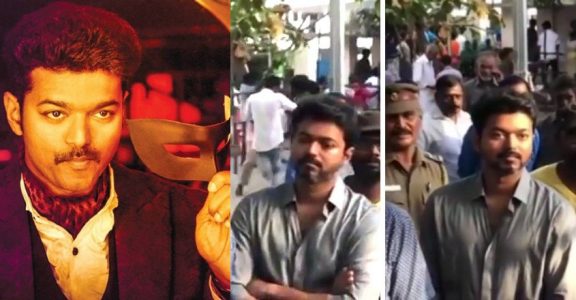 Vijay wins hearts as he waits his turn at polling booth | Entertainment ...