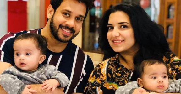 Actor Bharath and wife celebrate seven years of togetherness