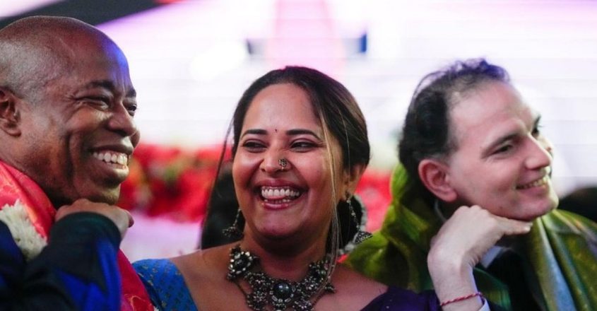 New York City mayor performing Allu Arjun’s hand gesture from ‘Pushpa ...