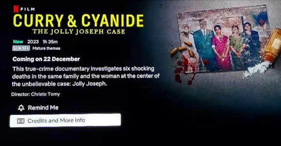 'Curry & Cyanide' trailer reveals glimpses into Jolly Joseph's dark ...