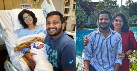 Basil Joseph, wife Elizabeth welcome a baby girl. Name her Hope ...