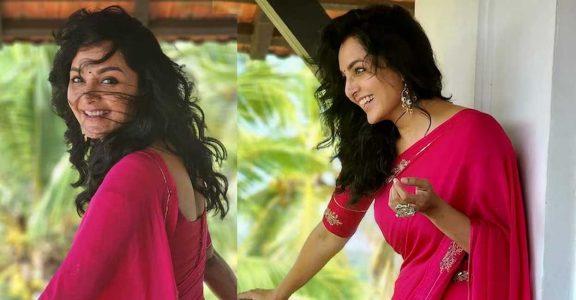 Manju Warrier's pink saree look mesmerizes fans, garners praise | Onmanorama