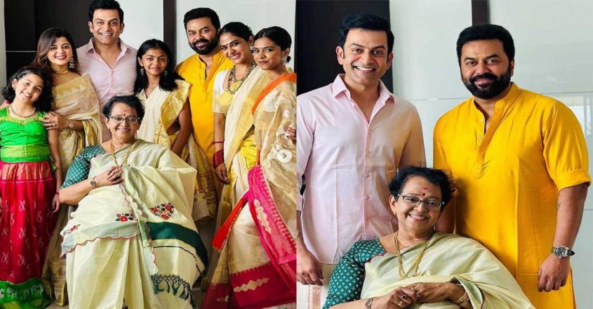 Prithviraj Sukumaran radiates Onam spirit in candid family celebration ...