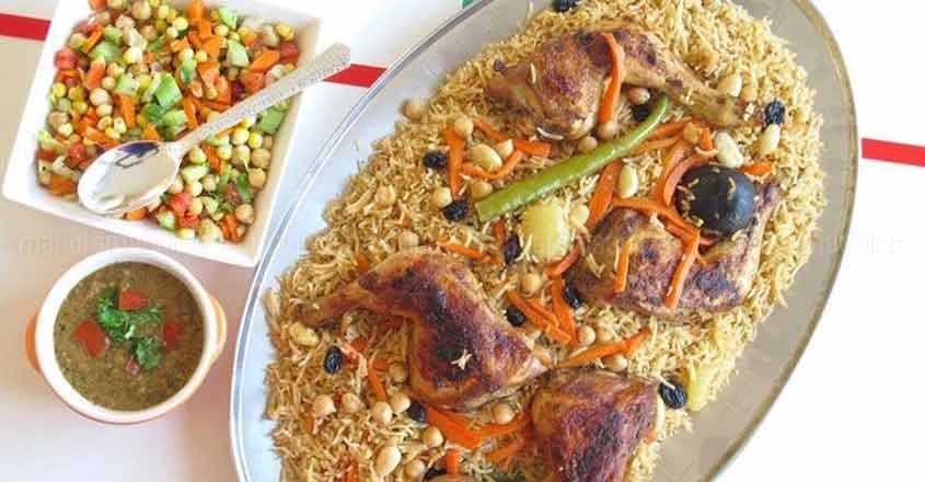 Bukhari rice with chicken is Saudi Arabia's most popular dish