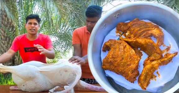 What in the bird! Vlogger Firoz Chuttipara grills gigantic ostrich in ...