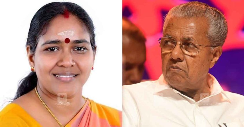 Sobha Surendran drags CM's family into AI camera controversy, questions ...