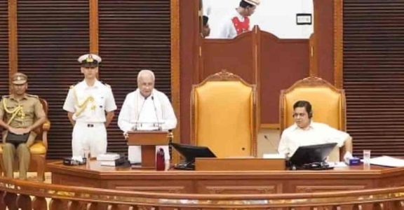 What provoked Governor Arif Mohammed Khan to skip policy address?