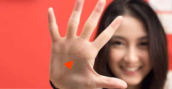 Predicting fortune, character from triangles on your palm | Prediction ...