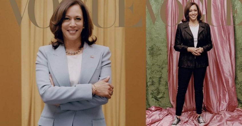 Kamala Harris' Vogue cover picture sends ripples through the internet ...