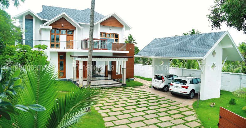 A traditional home with a colonial touch