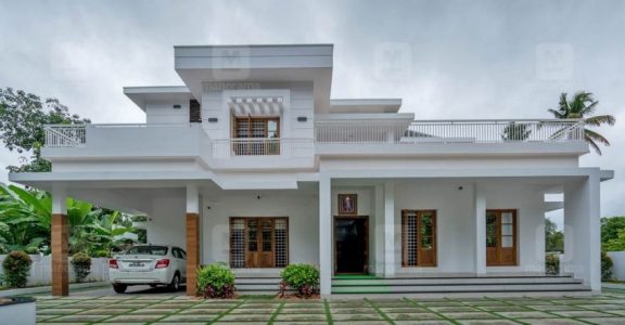 A wonder mansion in white is the cynosure of eyes in Karukutty ...