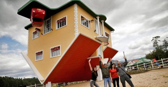 Here’s why the world applauds the upside - down house in Colombia