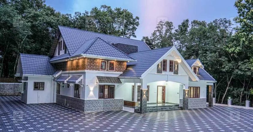 Construction of this dream home was supervised through WhatsApp ...