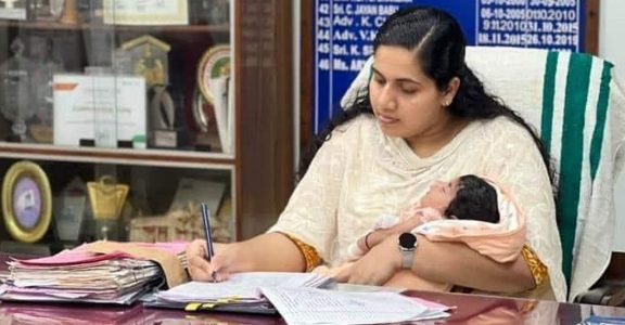 Mayor Arya Rajendran's pic with newborn sparks debate on gender roles