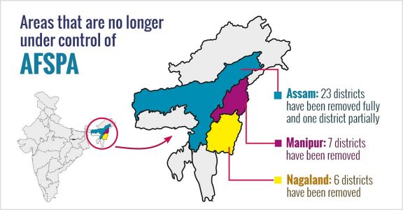Areas under AFSPA control in Northeast reduced; Chief Ministers laud move