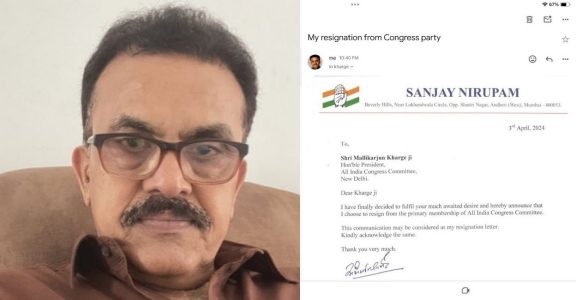 Cong expelled me after party received my resignation letter: Former MP Sanjay Nirupam