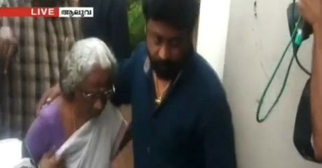 Dileep's mother visits him in jail
