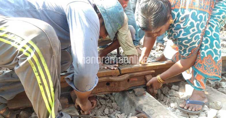 Gangman spots crack on railway track in Kollam, stops train | Pics ...