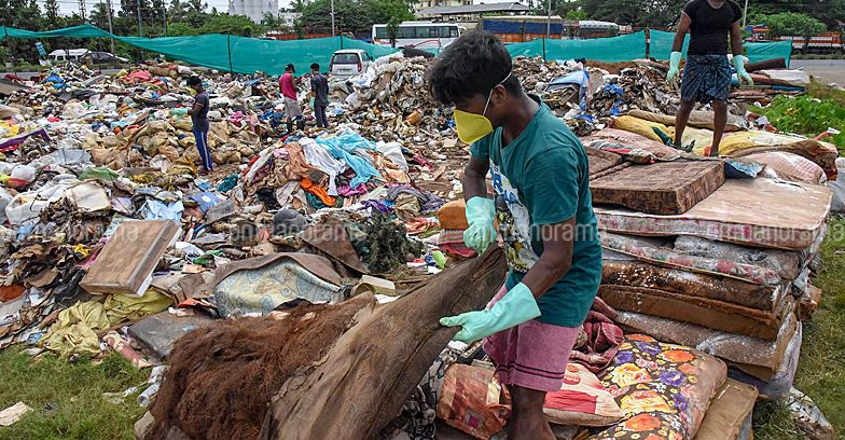 Flood waste heaps up as safe disposal proves hard | Kerala waste ...