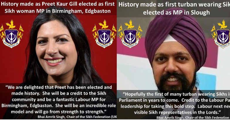 In a first, UK elects Sikh woman and turbaned lawmakers