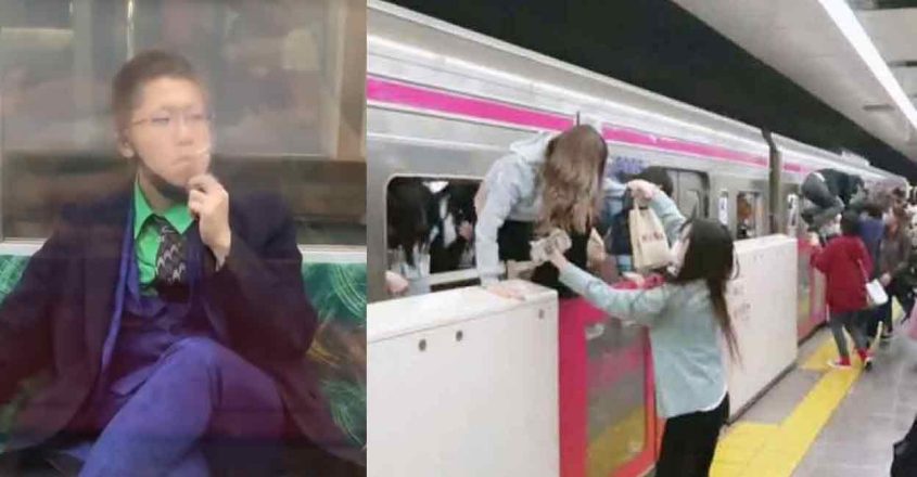 'Joker' attack on train in Tokyo leaves 17 injured, three serious ...