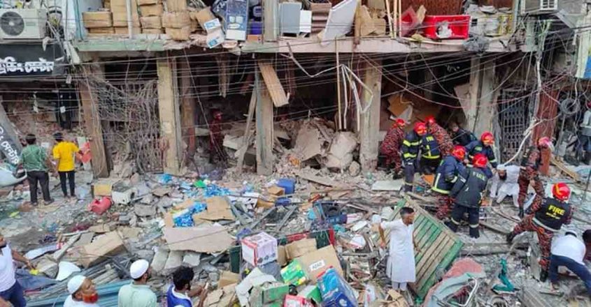 Explosion at seven-storey building kills at least 17, injures over 100 ...