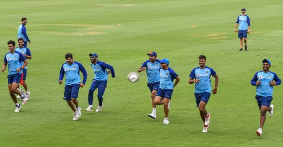 Team India comes up with unique fielding drill | Cricket News | Onmanorama