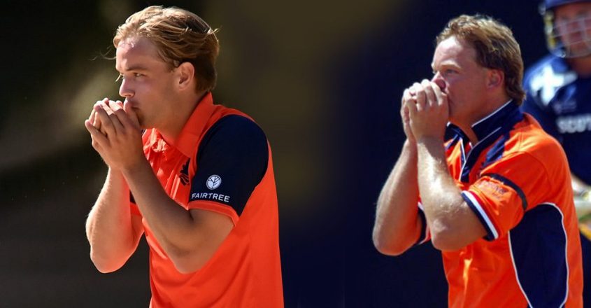 Like father, like son: Dutch hero Bas de Leede does dad proud | Cricket ...