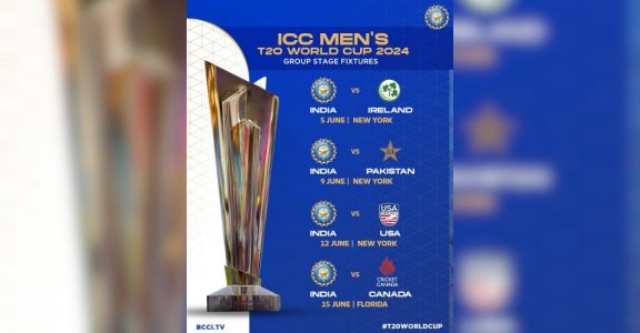Men's T20 World Cup 2024 schedule out; India to face Pakistan on June 9 ...
