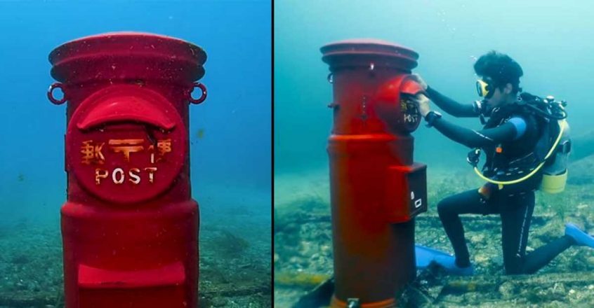 Dive down, you got mail: World’s deepest underwater post box ...