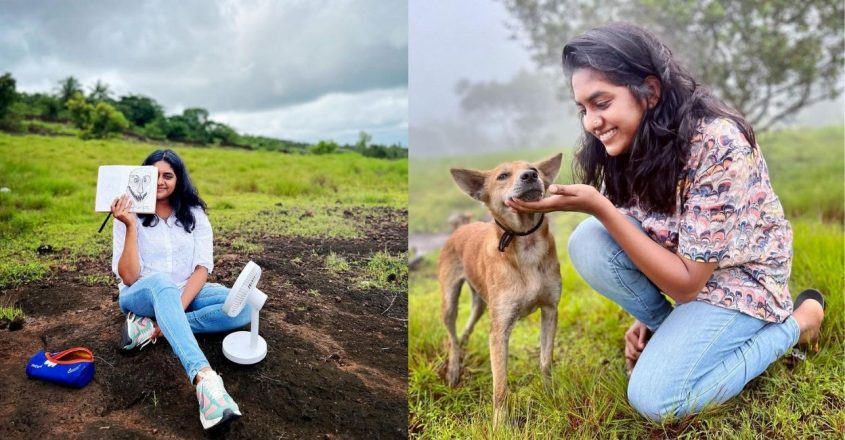 Nimisha Sajayan enjoys a soothing vacation at Posadi Gumpe