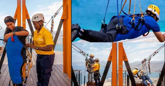 Oman opens the world’s longest zip line over water | Beyond Kerala ...