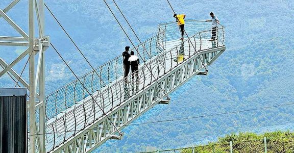 Adventure at the heights: India’s longest glass bridge thrown open to ...